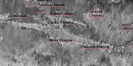 Candor Chasma - Marspedia
