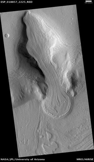 Glaciers on Mars - Marspedia